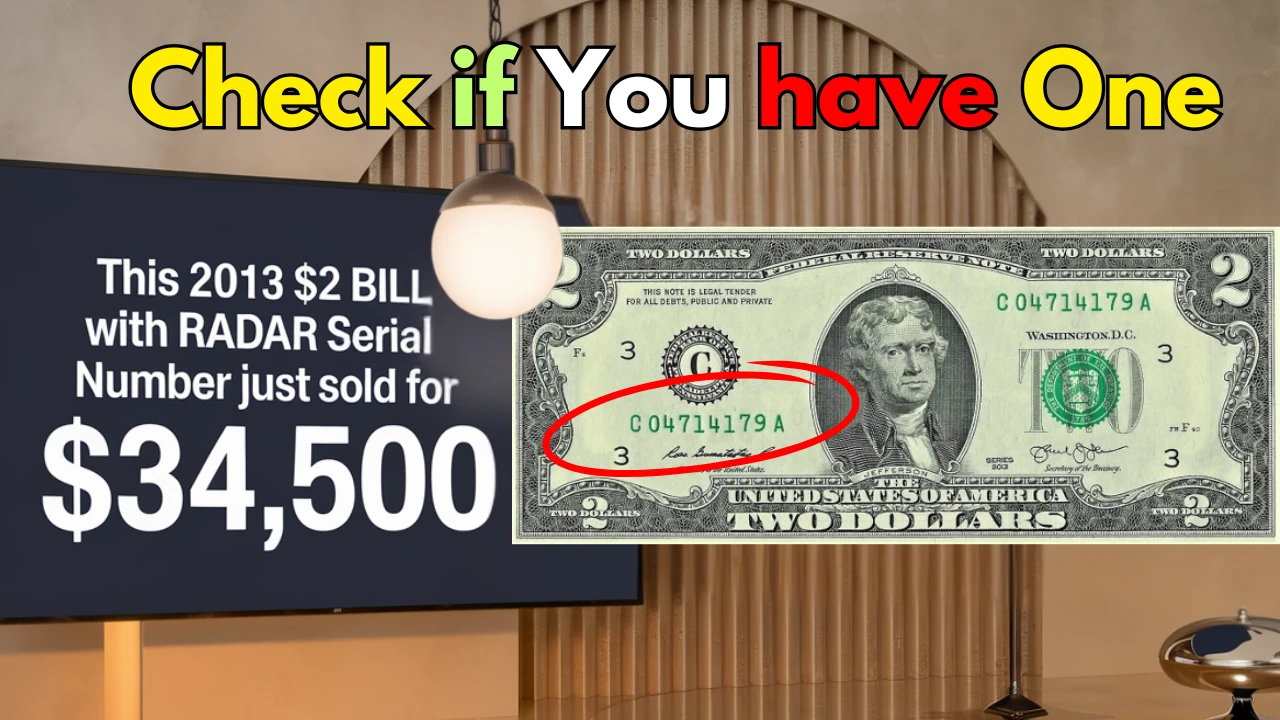 This 2013 $2 Bill With Radar Serial Number Just Sold for $34,500 — Look ...