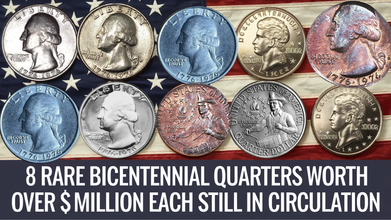 8 Rare Bicentennial Quarters Worth Over $2 Million Each Still in Circulation